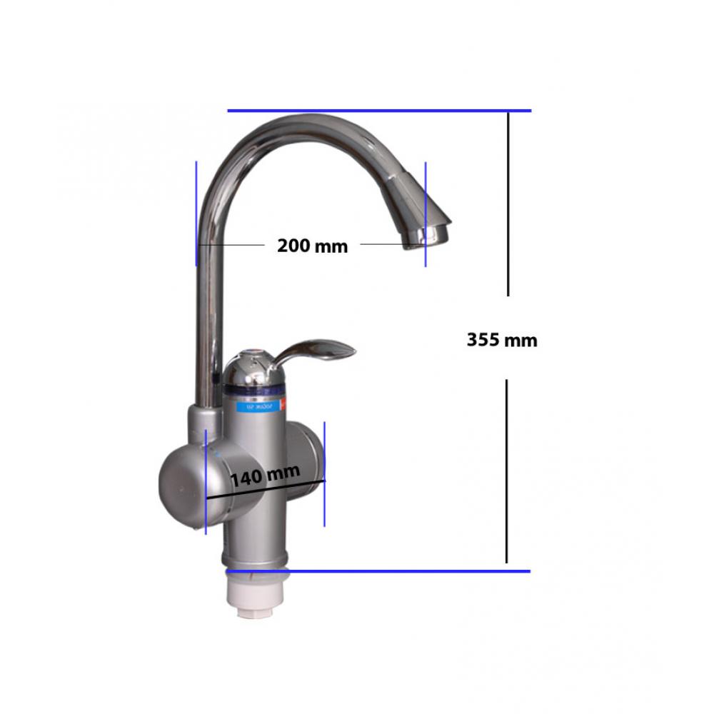 Sıcak Musluk ASG-1S Gümüş